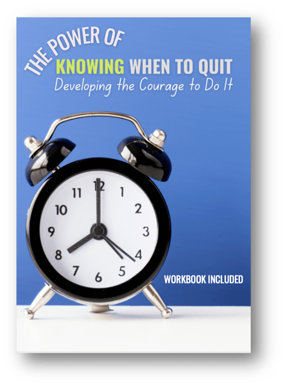 The Power of Knowing When to Quit Ebook/Workbook & Canva Template ...