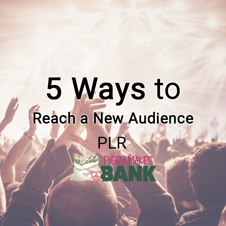 Five Ways to Reach a New Audience - Piggy Makes Bank