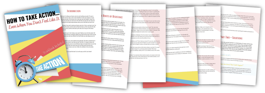 Taking Action Ebook/Workbook & Canva Template - Piggy Makes Bank