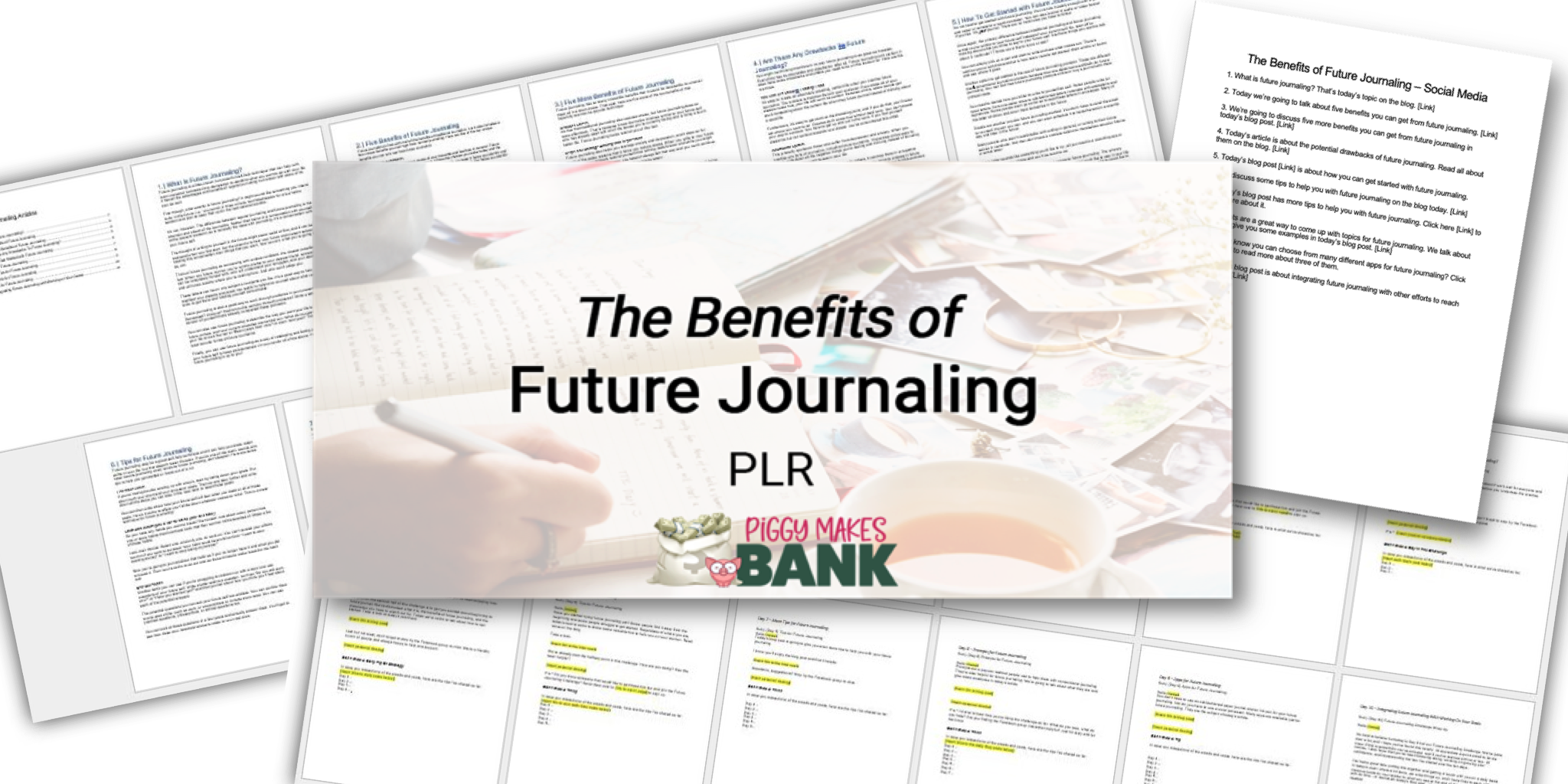 The Benefits of Future Journaling - Piggy Makes Bank