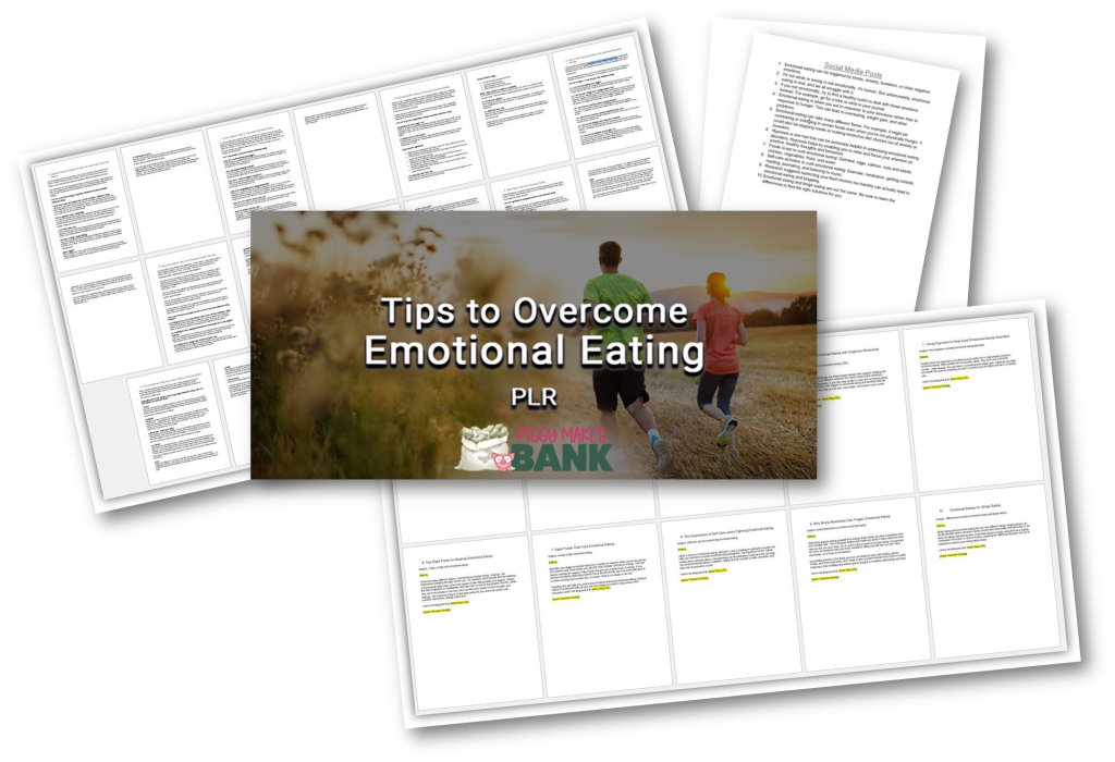 Tips to Overcome Emotional Eating - Piggy Makes Bank