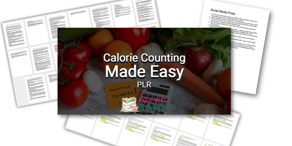 Calorie Counting Made Easy Piggy Makes Bank Calorie Counting Made Easy Piggy Makes Bank