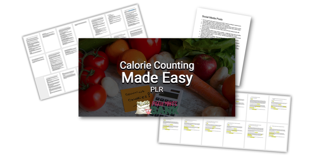 Calorie Counting Made Easy - Piggy Makes Bank