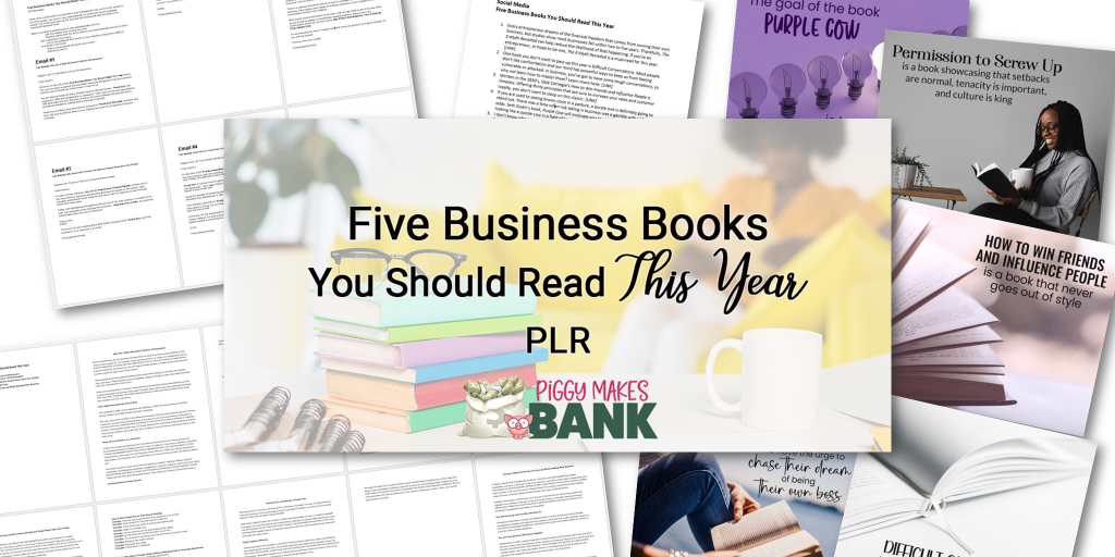 Five Business Books You Should Read This Year - Piggy Makes Bank