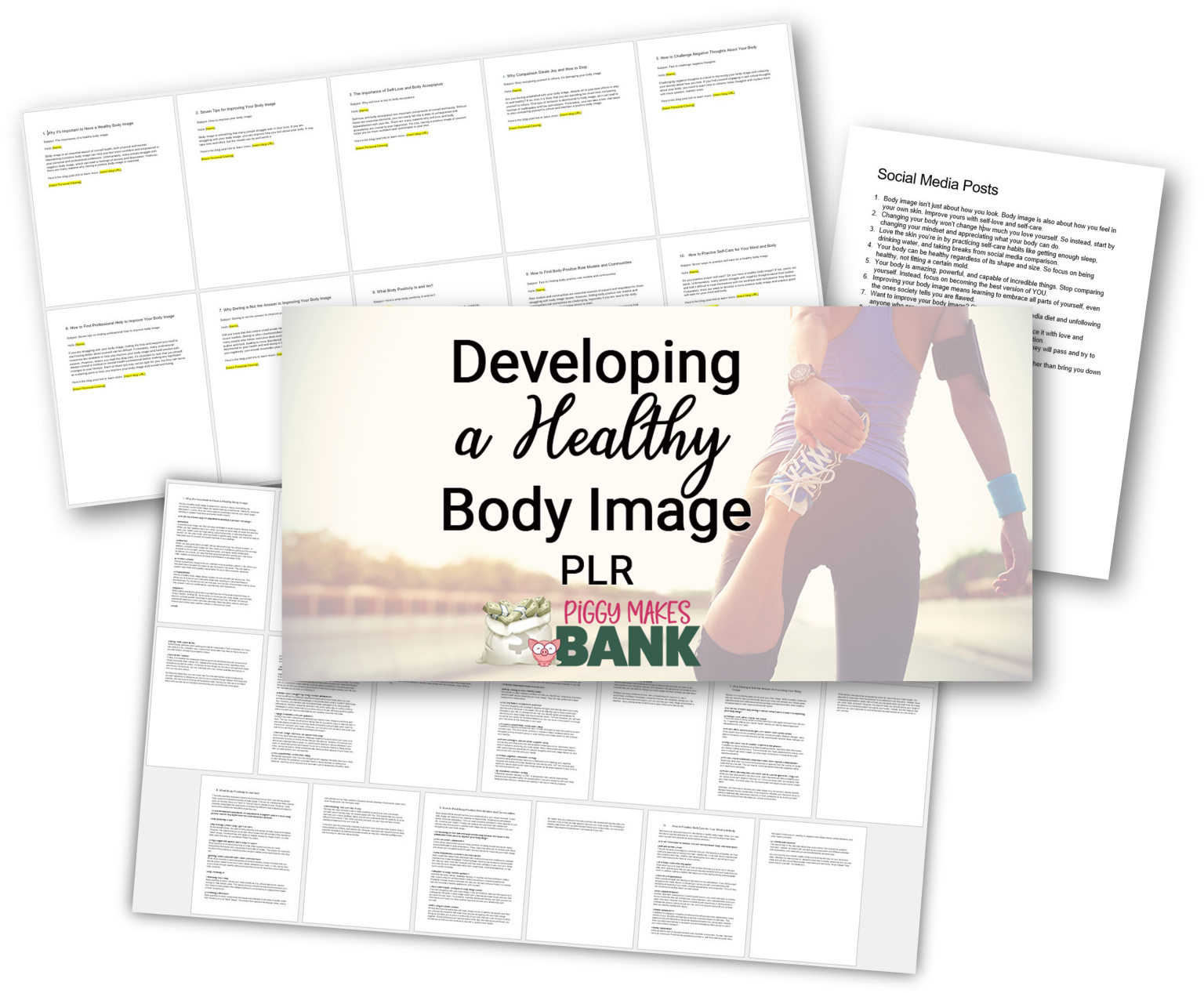 Developing A Healthy Body Image Piggy Makes Bank