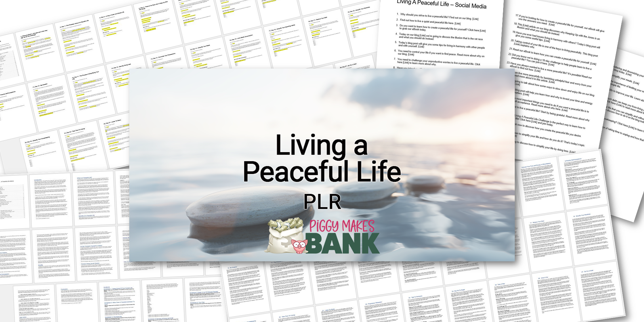 Living a Peaceful Life - Piggy Makes Bank