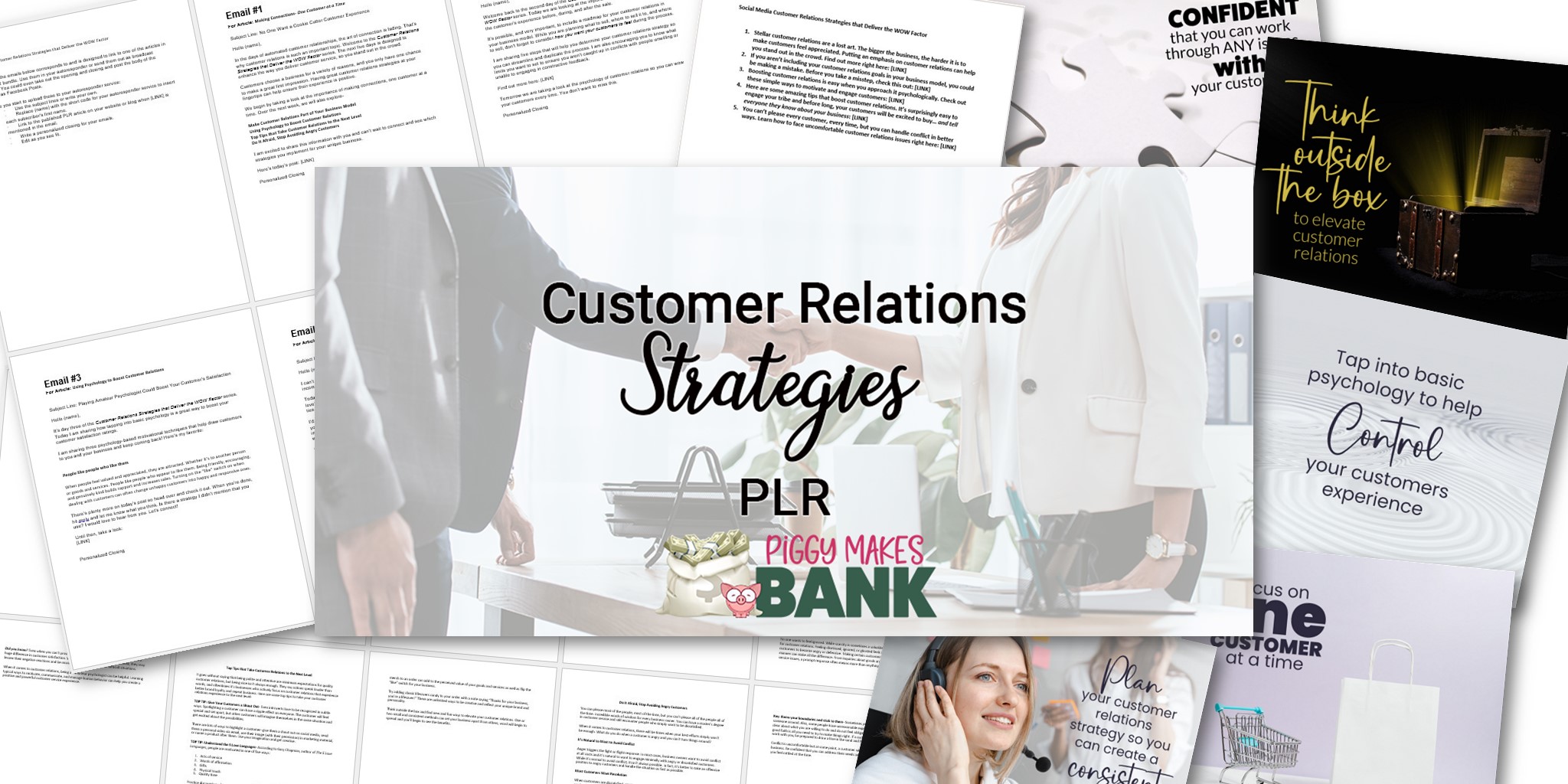 Customer Relations Strategies - Piggy Makes Bank