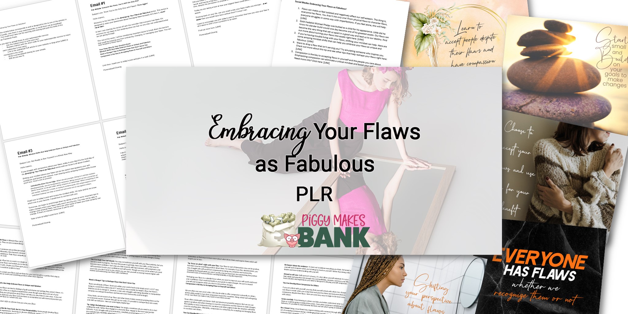 Embracing Your Flaws as Fabulous - Piggy Makes Bank