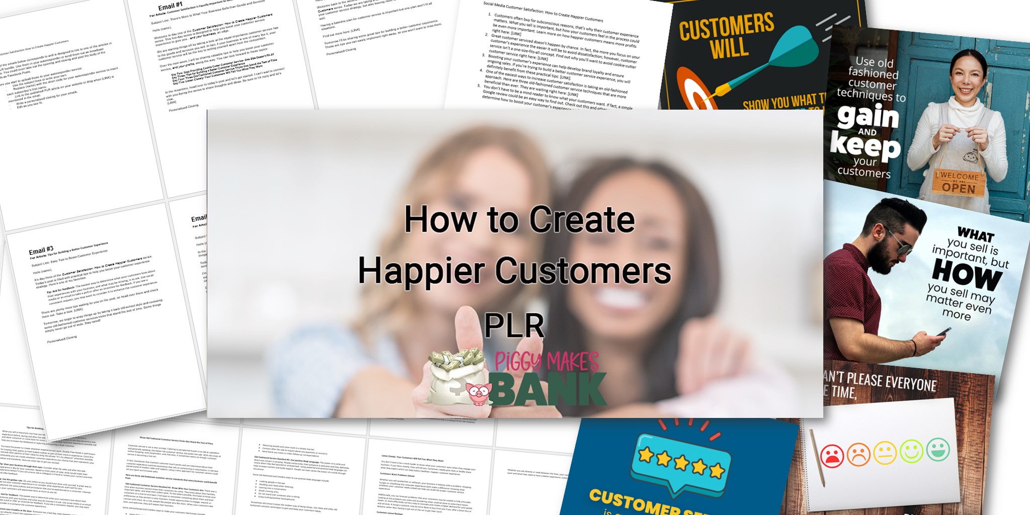 How to Create Happier Customers - Piggy Makes Bank