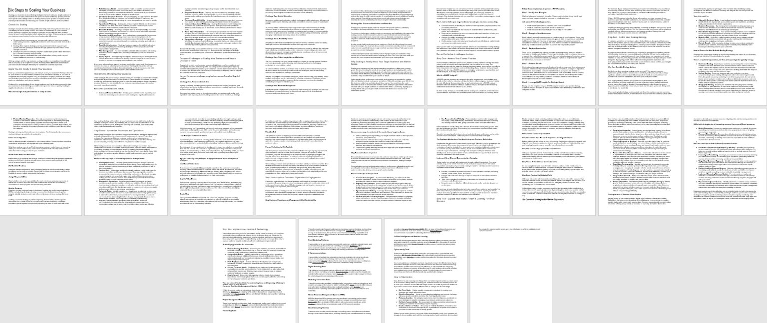 Scaling Your Business Masterclass PLR - Piggy Makes Bank