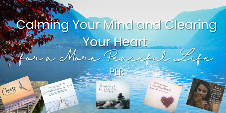 Calm Mind Clear Heart PLR - Piggy Makes Bank