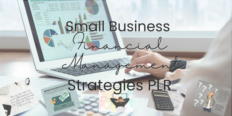 Small Business Financial Management Strategies PLR - Piggy Makes Bank